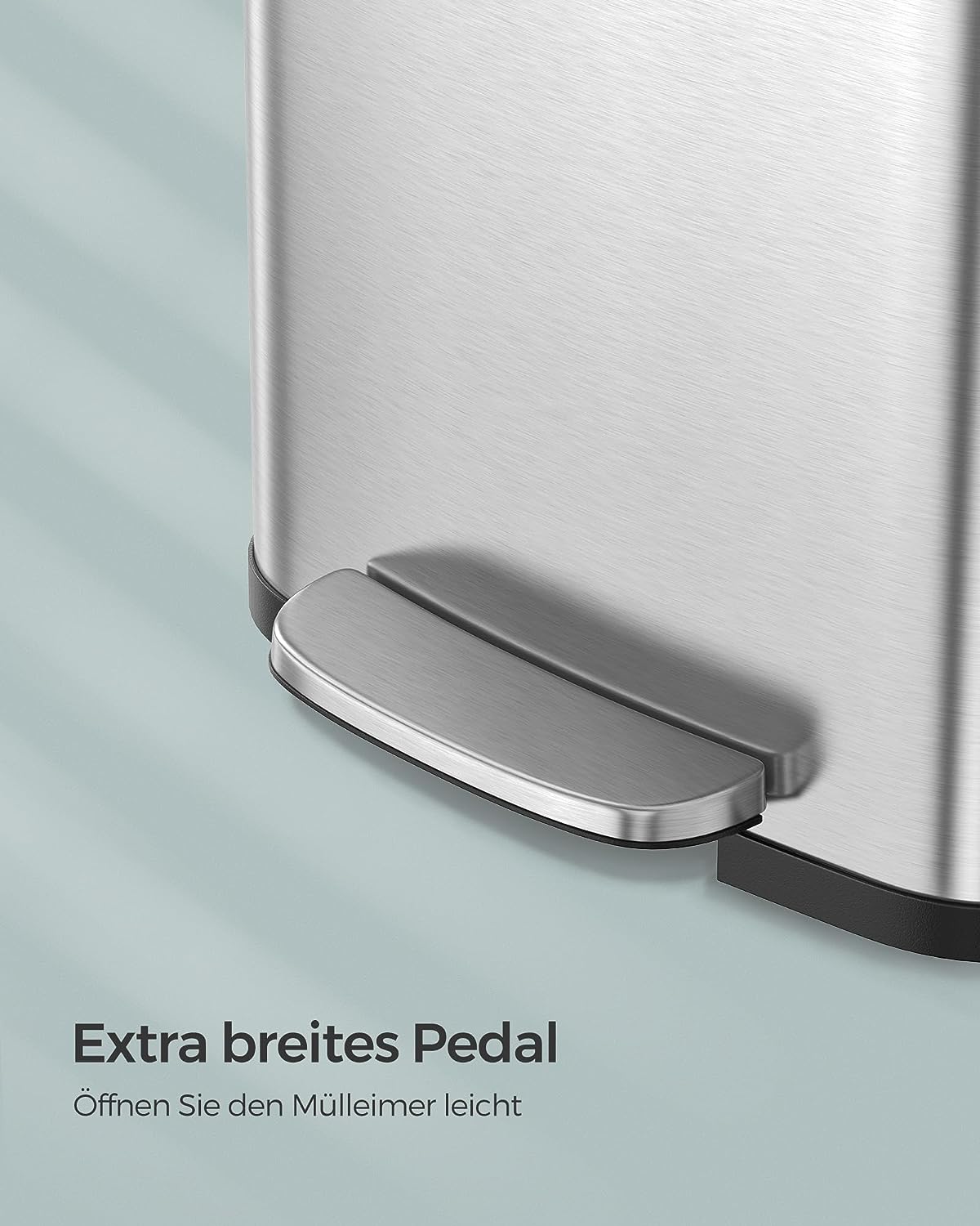 Afvalemmer Keuken, 68 Liter Afvalemmer, Pedaalemmer Van Metaal, Met ...