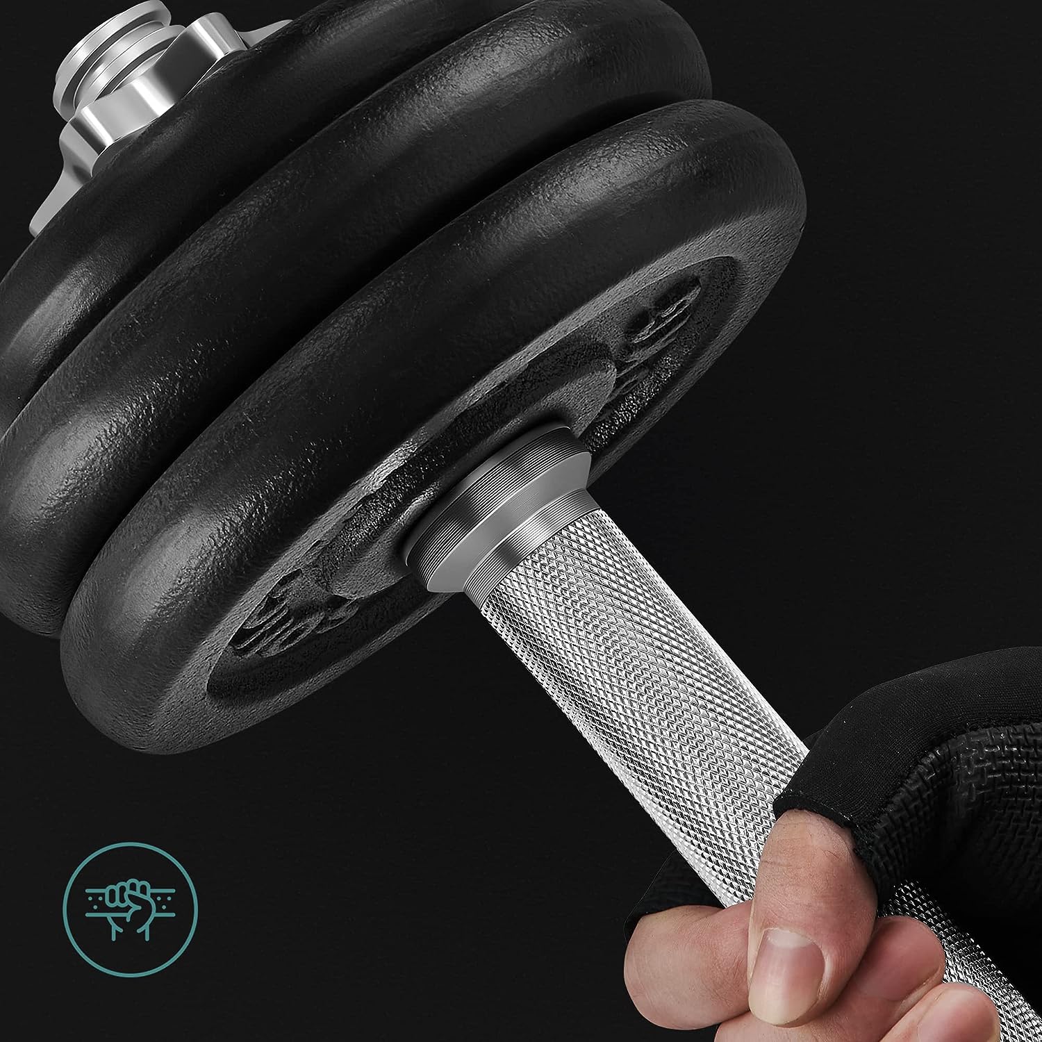 Halterset, dumbbells Gietijzeren Verstelbaar, set van 2, 20 kg/30 kg/40 ...