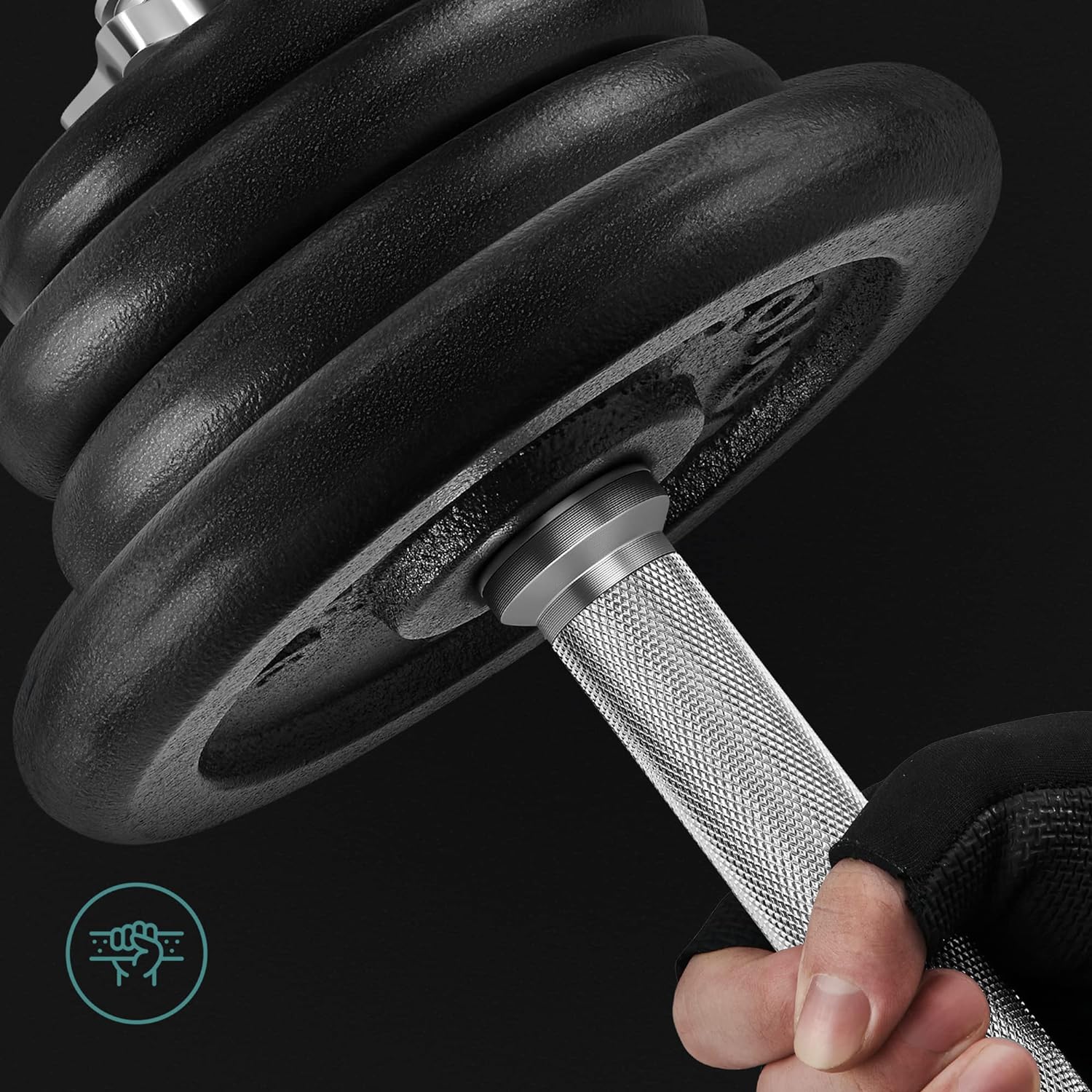 Halterset, dumbbells Gietijzeren Verstelbaar, set van 2, 20 kg/30 kg/40 ...