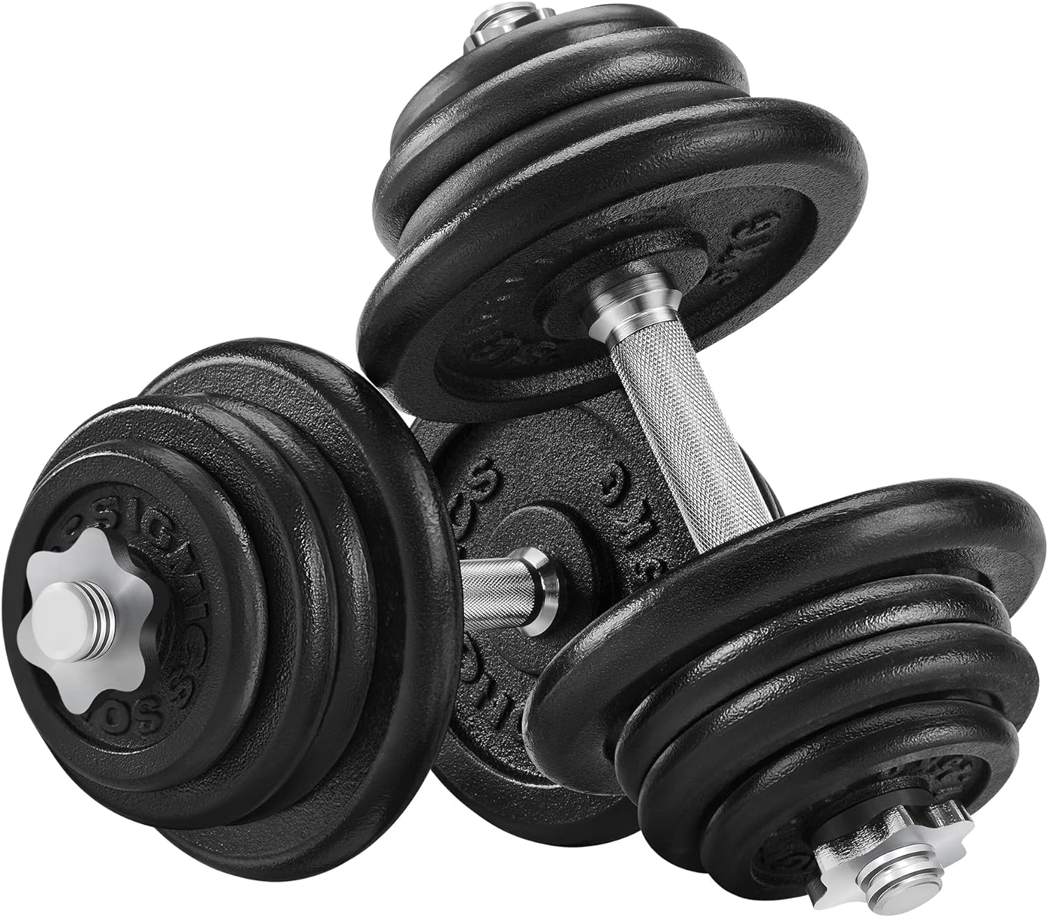 Halterset, dumbbells Gietijzeren Verstelbaar, set van 2, 20 kg/30 kg/40 ...