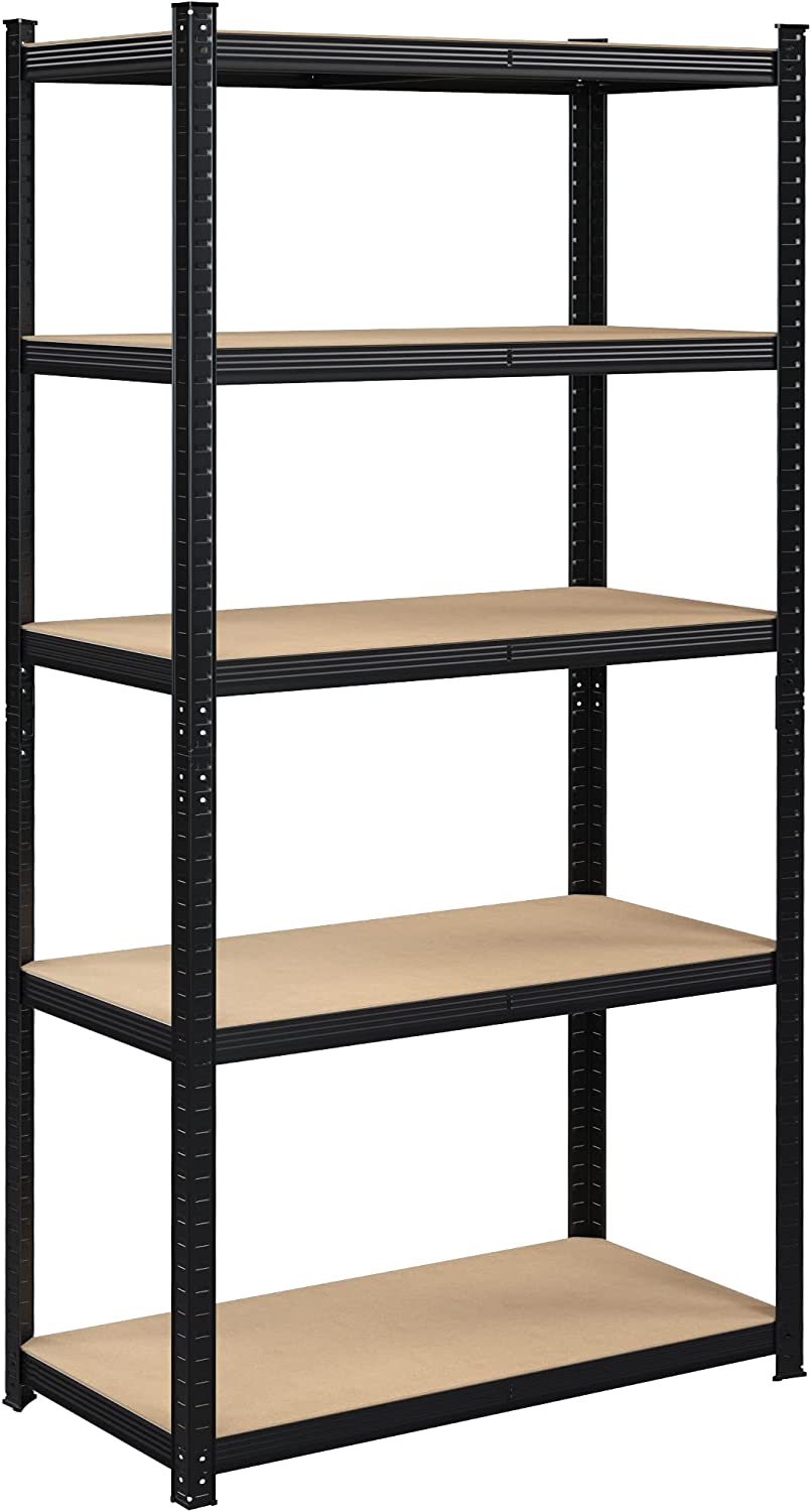 Legplank, Rek Voor Zwaar Gebruik, Kelderplank, 5 Verstelbare Legplanken ...