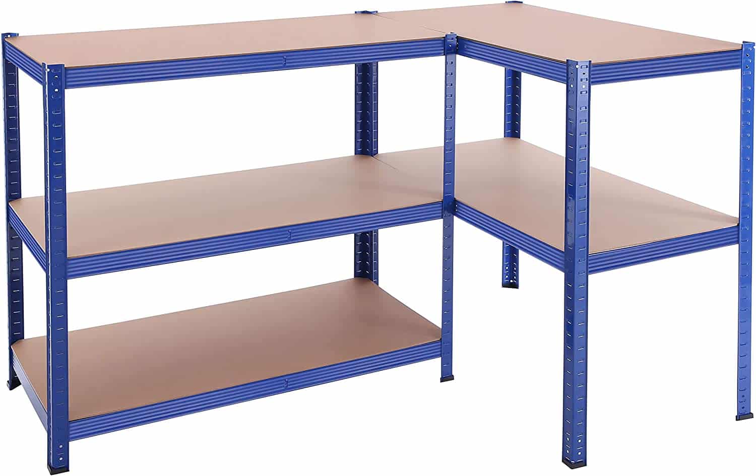 Legplank, Rek Voor Zwaar Gebruik, Kelderplank, 5 Verstelbare Legplanken ...