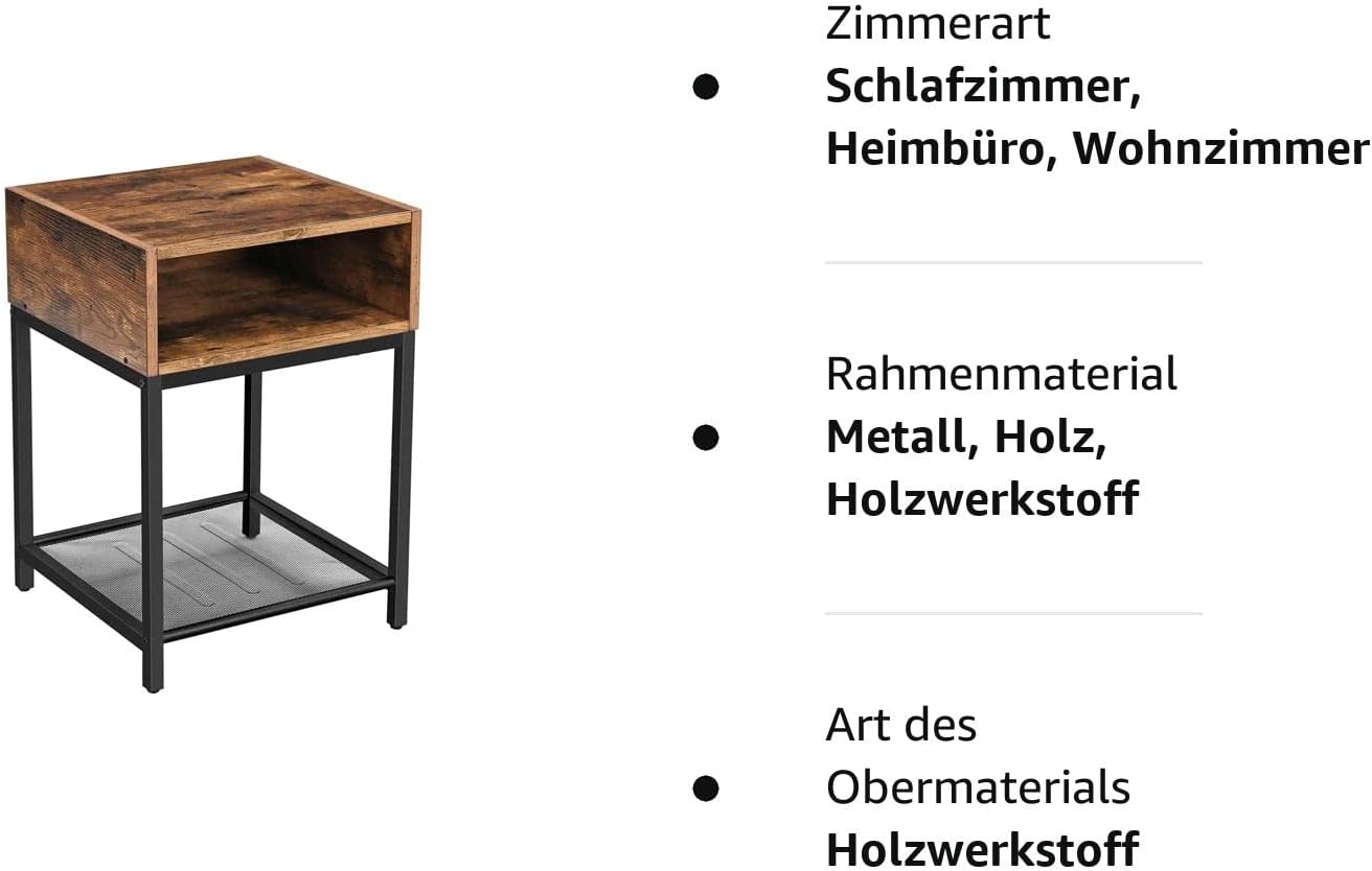 nachtkastje-bijzettafel-met-open - SimpleDeal.nl