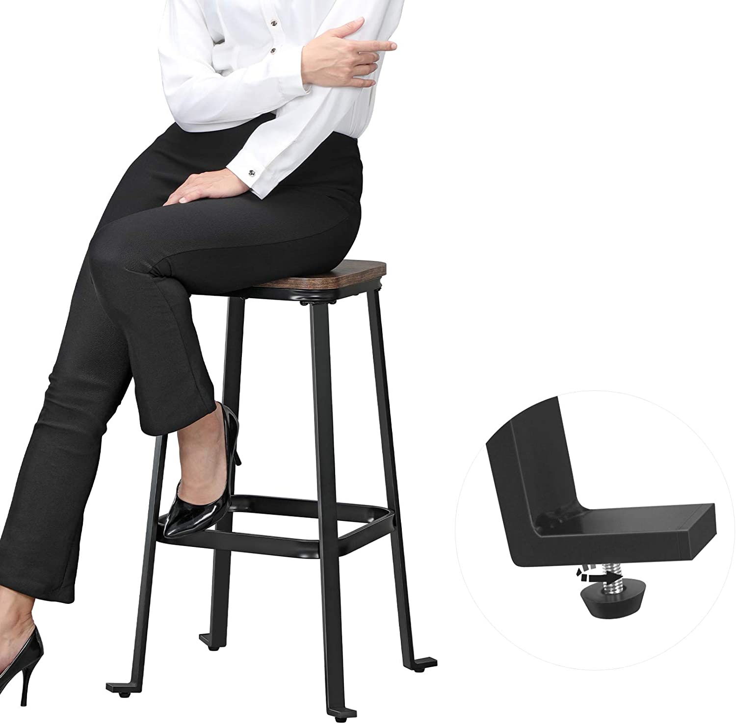 Bar Krukken, Set Van 2 Bar Stoelen Voor Het Keukeneiland, Hoek, Bar ...