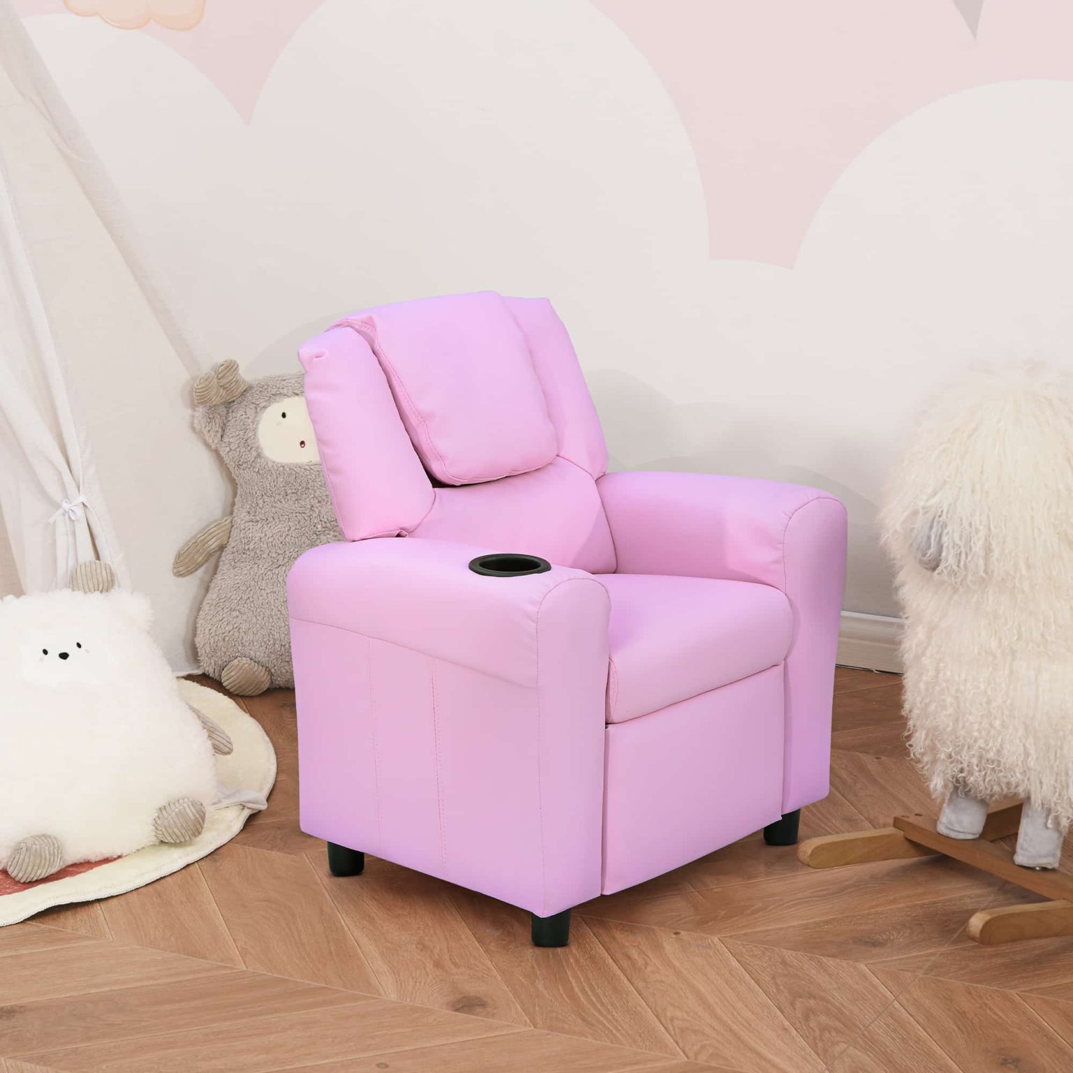 Zaza Home Kinderfauteuil, Mini-Fauteuil, Kinderbank Voor 3-6 Jaar ...