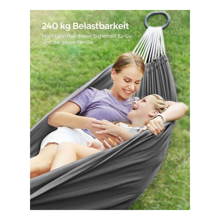 Hangmat Met Frame, 210 X 150 Cm, Op 5 Verschillende Hoogtes Verstelbaar ...