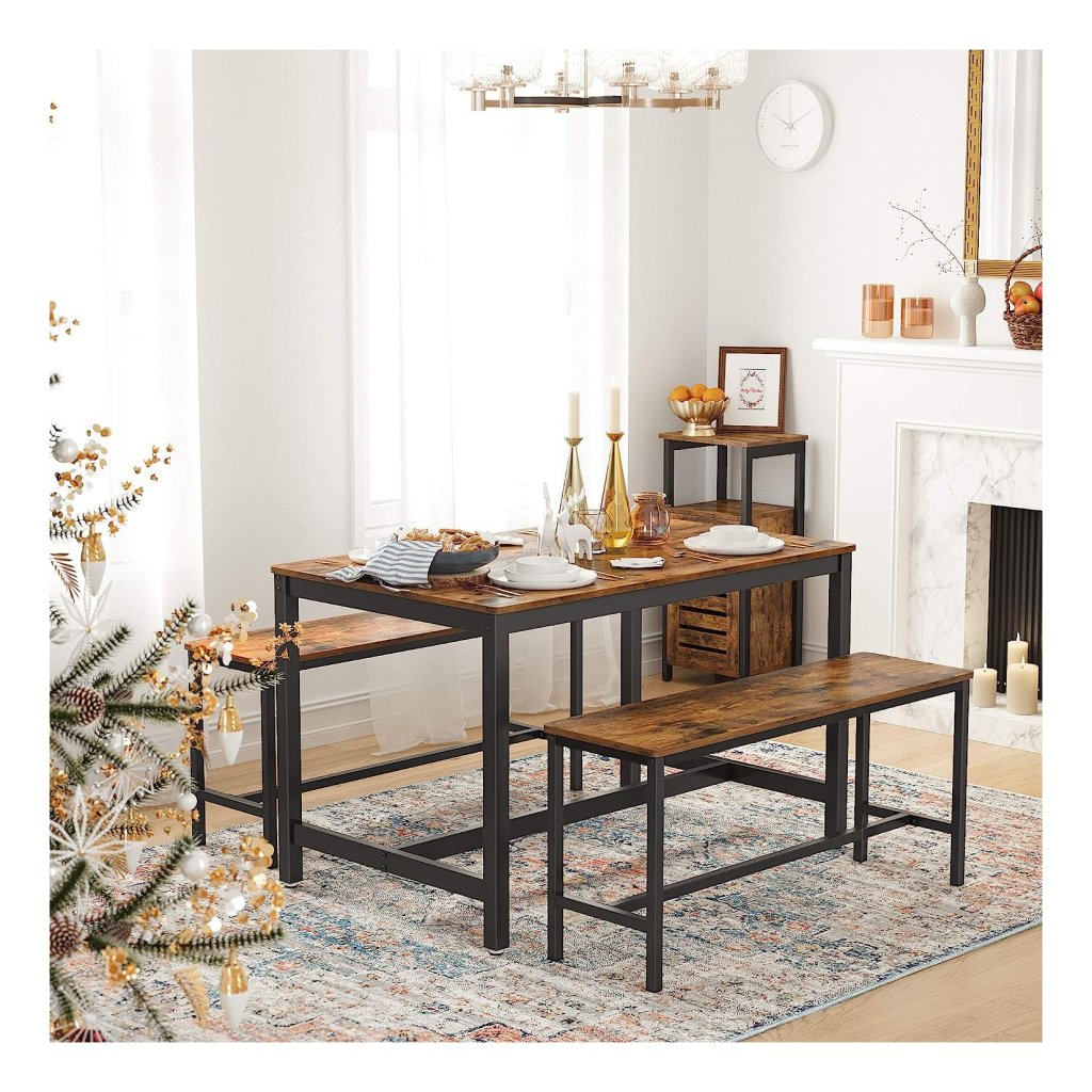 banken-voor-eettafel-set-van-2-keukenbanken - SimpleDeal.nl