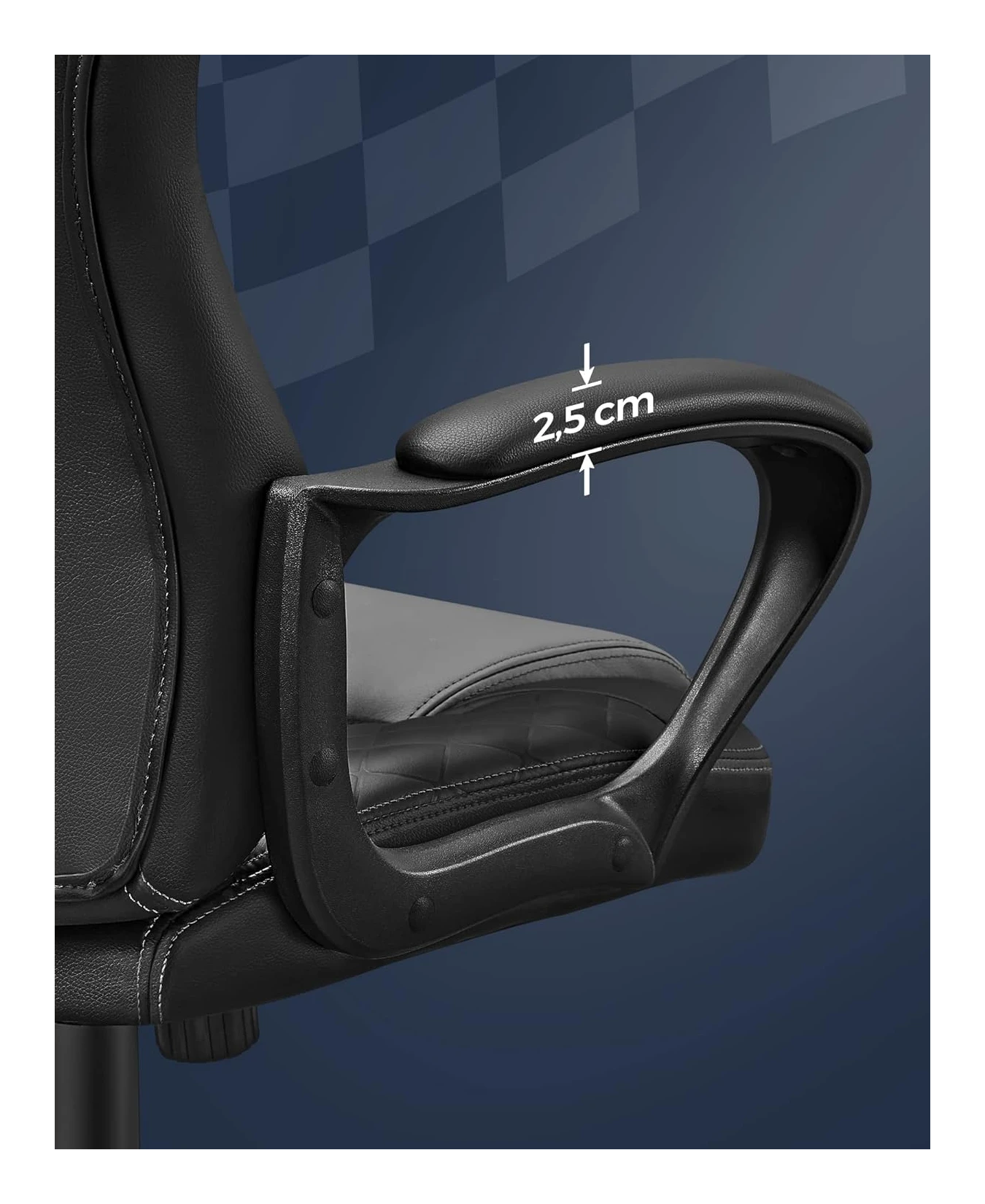 Gamingstoel, bureaustoel met rockerfunctie, racestoel, ergonomische S ...