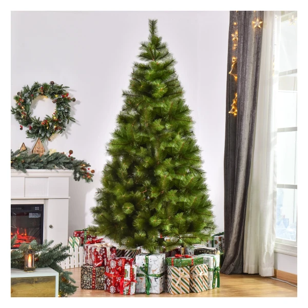 Zaza Home Artificial Christmas Tree 2.1 M Kerstboom FIR Tree 505 Takken ...