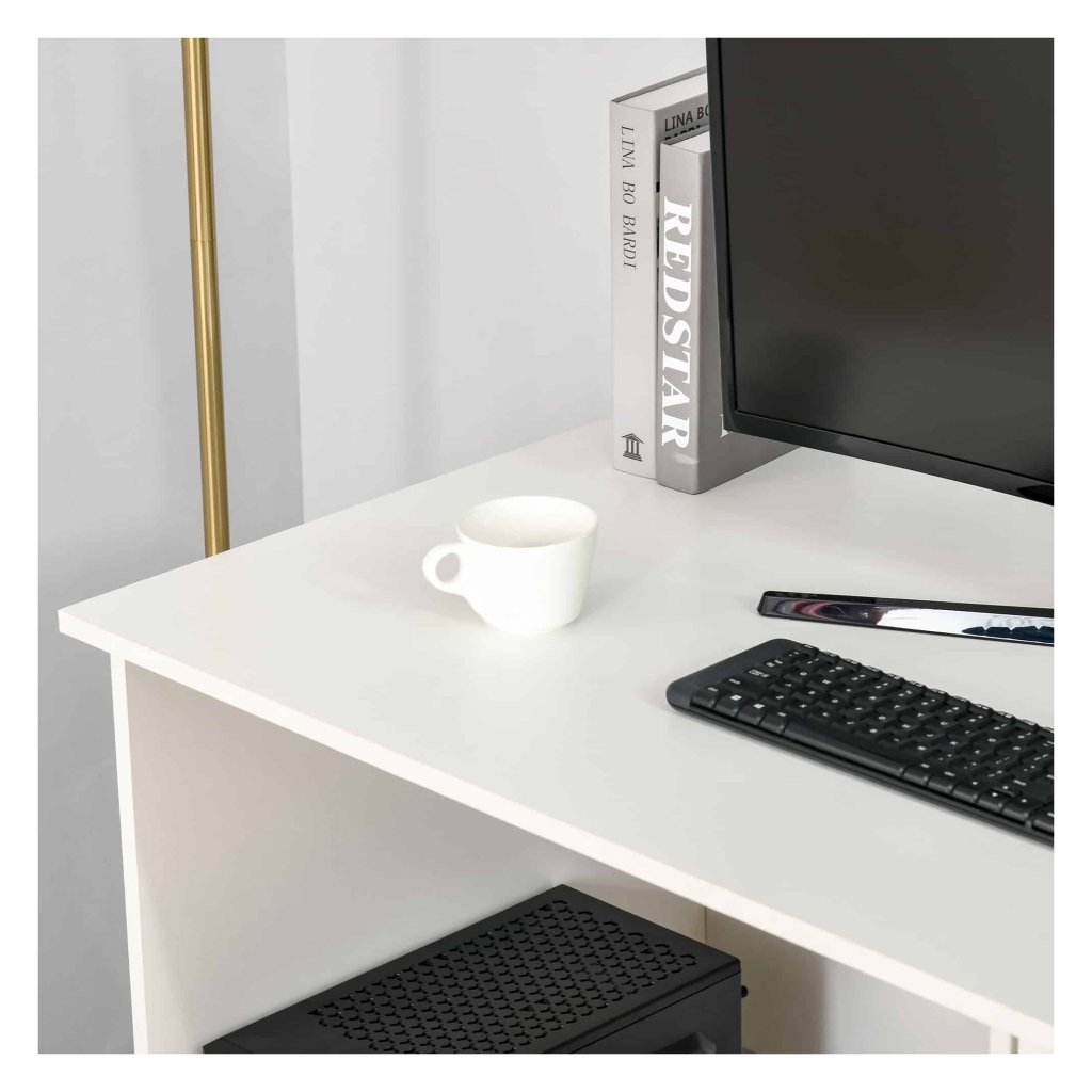 Bureau - Computertafel - Kantoor - Wit - SimpleDeal.nl