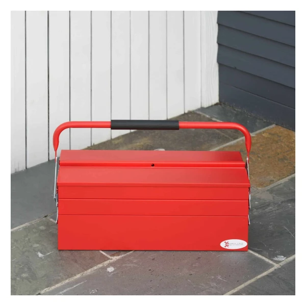Zaza Home Toolbox Tool Case Tool Box 5 compartimenten. - SimpleDeal.nl