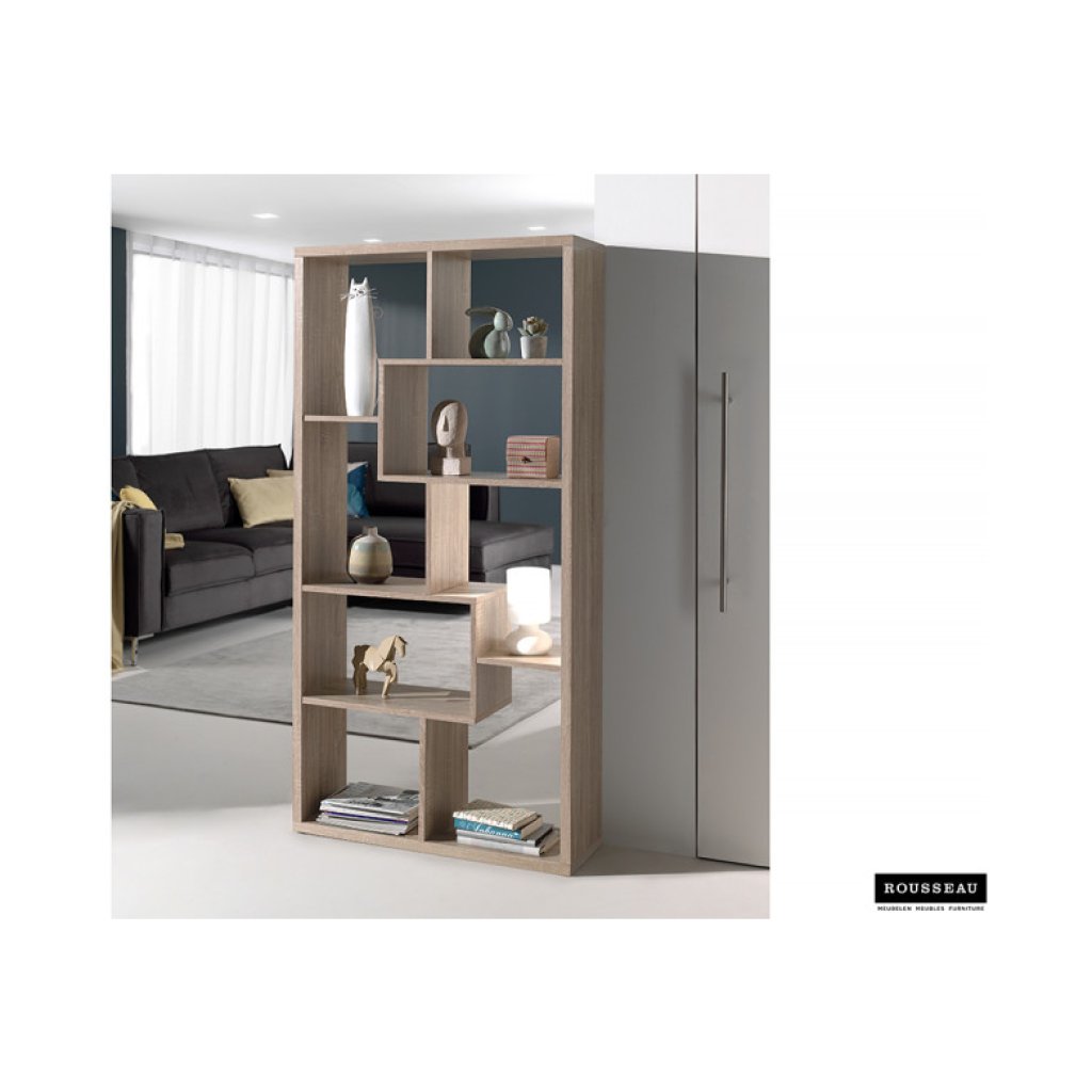 Room divider 'Vida' Wit, en spaanderplaat - SimpleDeal.nl