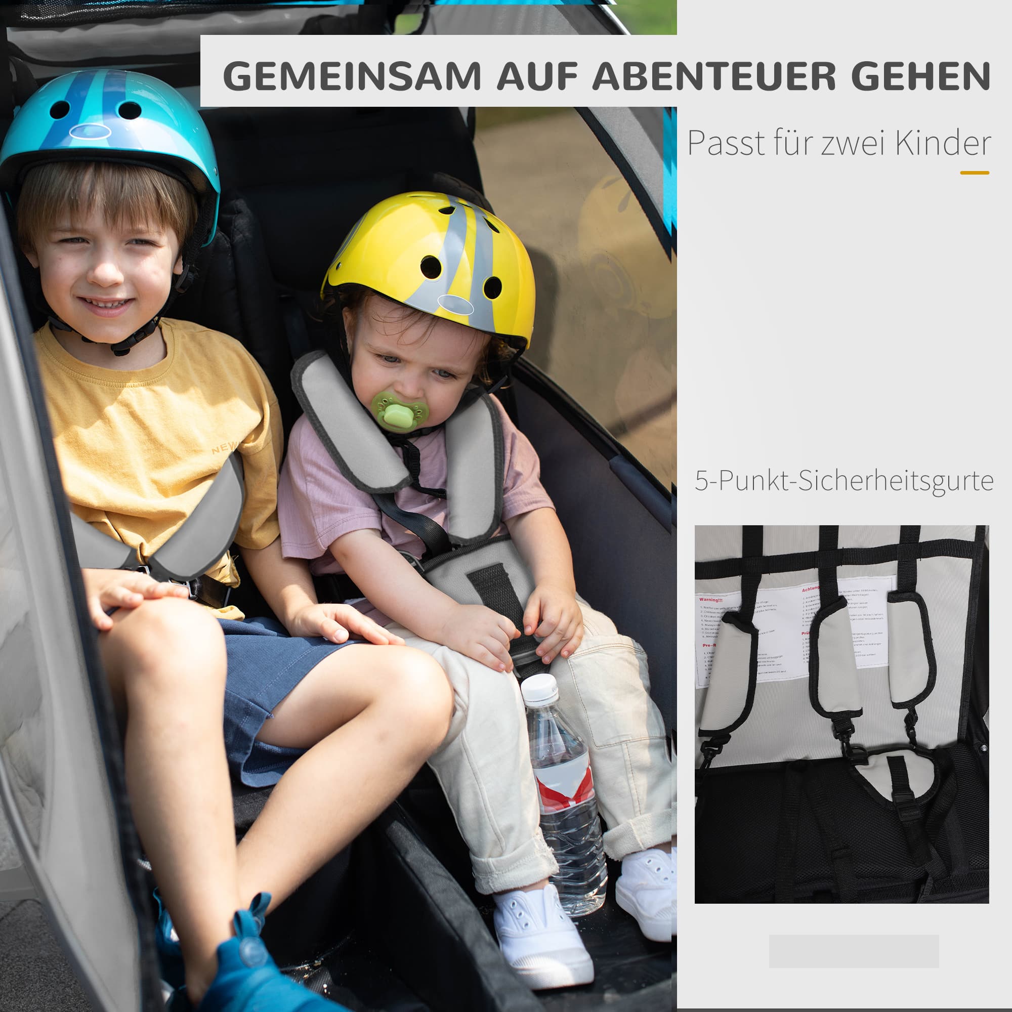 kinderfietskar met vlag, regenbescherming, ademend en opvouwbaar in ...